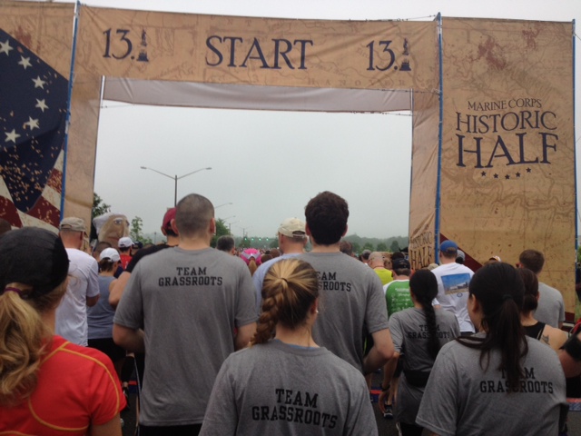 Team Grassroots takes on the Marine Corps Historic Half Marathon ...